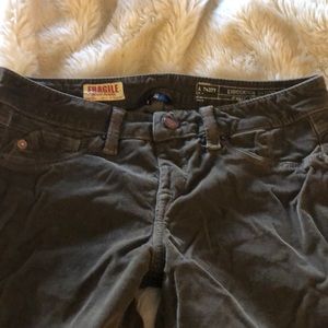 fragile denim | Jeans | Fragile Innocence Skinny Olive Green Cords ...